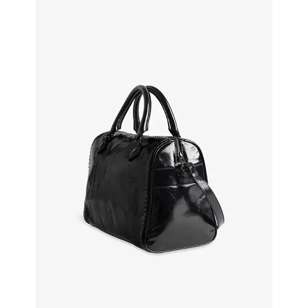 Zadig&Voltaire Patent-leather Tote Bag With Stud Embellishment