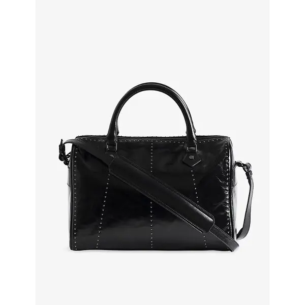 Zadig&Voltaire Patent-leather Tote Bag With Stud Embellishment