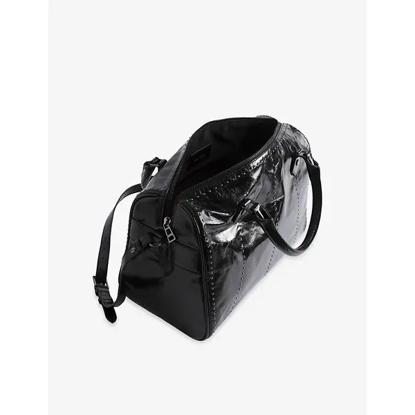 Zadig&Voltaire Patent-leather Tote Bag With Stud Embellishment
