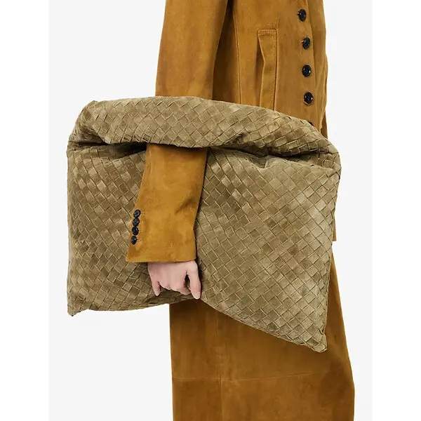 Bottega Veneta Large Suede Shoulder Bag