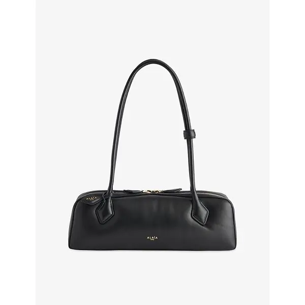 Alaïa Teckel Medium Leather Shoulder Bag - Noir