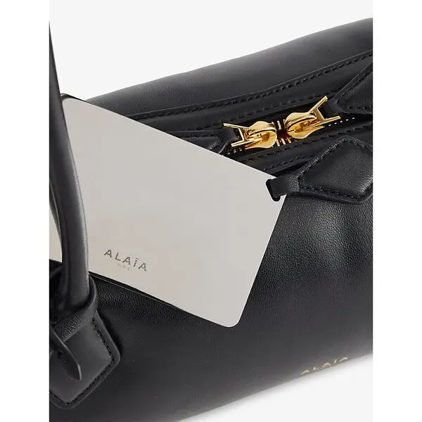 Alaïa Teckel Medium Leather Shoulder Bag - Noir