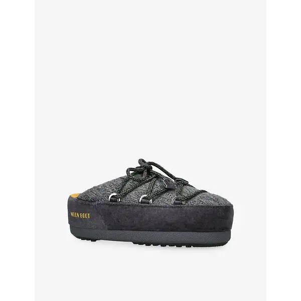 Moon Boot X Guest In Residence Evx Knit Mules - Grey/dark