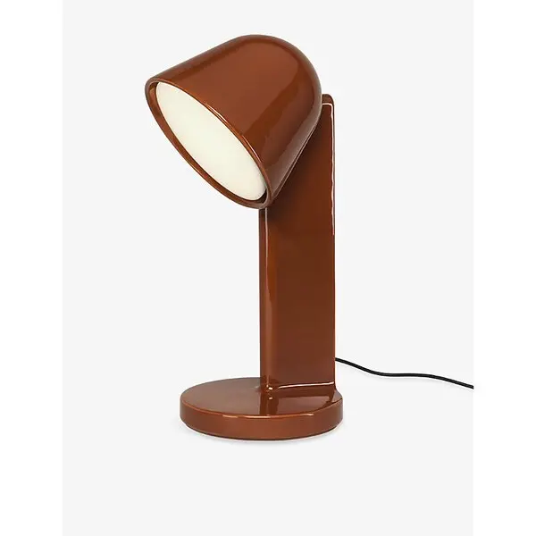 FLOS Céramique Down Table Lamp - Rust Red