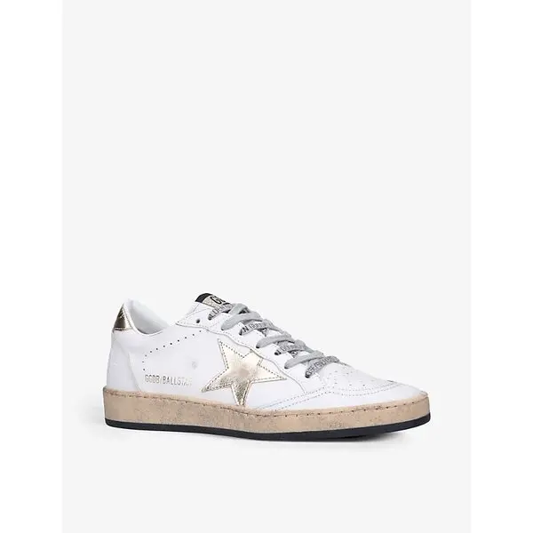 GOLDEN GOOSE Ballstar Leather Low-top Trainers - White/oth