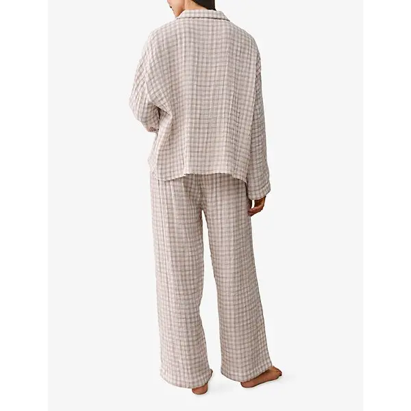 THE WHITE COMPANY Gingham Relaxed-fit Cotton Pyjamas
