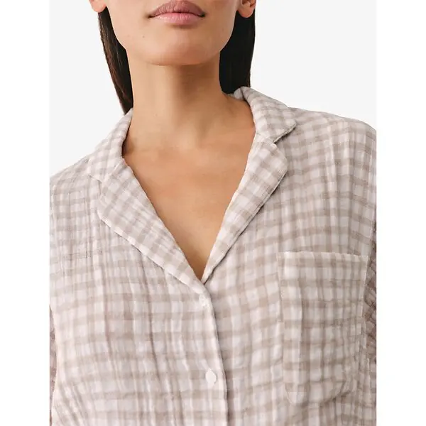 THE WHITE COMPANY Gingham Relaxed-fit Cotton Pyjamas