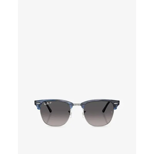 Ray-ban Clubmaster Square-frame Sunglasses - Blue