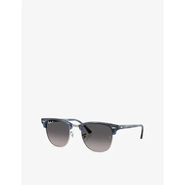 Ray-ban Clubmaster Square-frame Sunglasses - Blue
