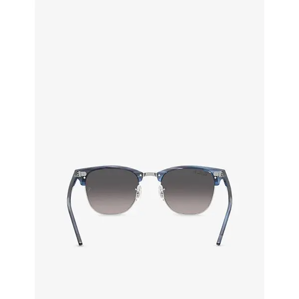 Ray-ban Clubmaster Square-frame Sunglasses - Blue