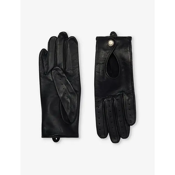 DENTS Thruxton Leather Gloves - Black