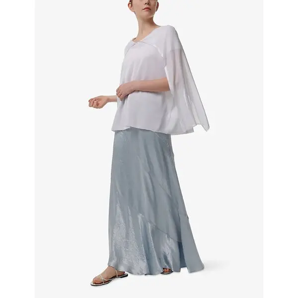 LEEM Capelet Sleeve Knitted Top