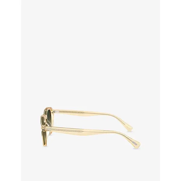Oliver Spencer Square Frame Sunglasses - Cream