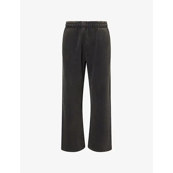 ENTIRE STUDIOS Straight-leg Cotton-jersey Jogging Bottoms - Washed Black