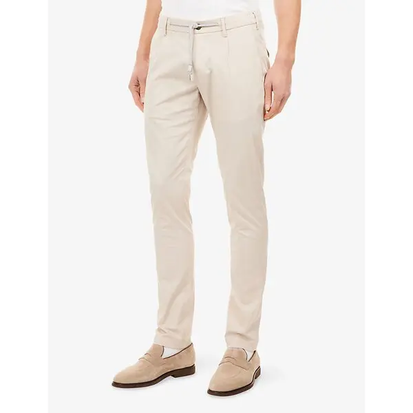 Eleventy Stretch-cotton Trousers