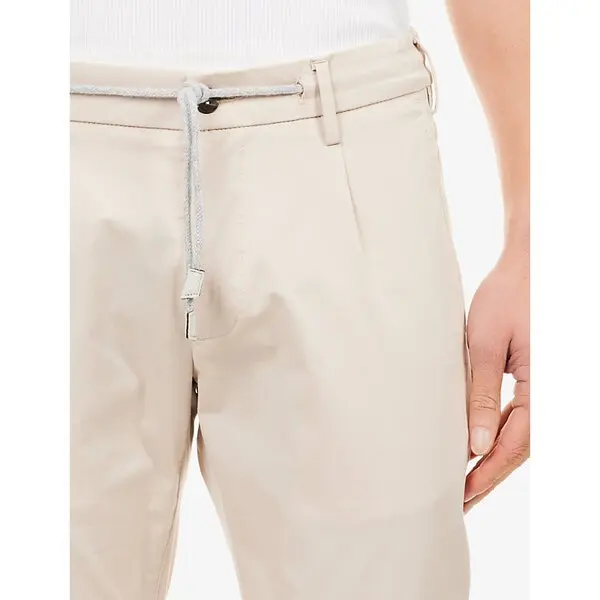 Eleventy Stretch-cotton Trousers