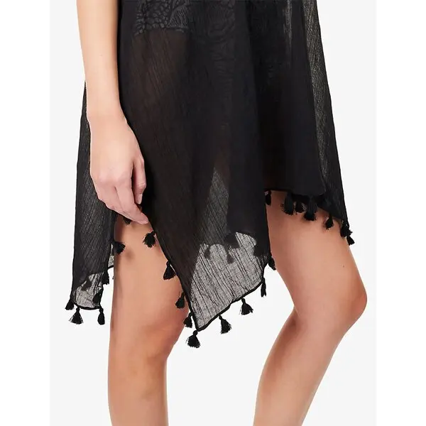 Seafolly Amnesia Cotton Kaftan - Black