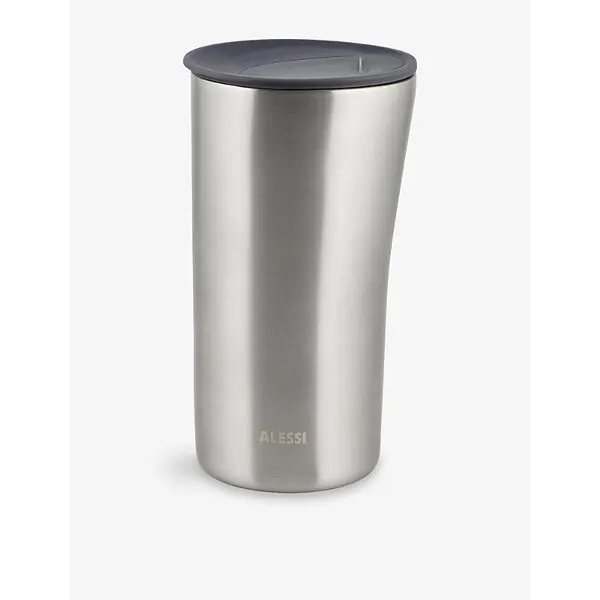 ALESSI Buri Stainless-steel Tumbler - Silver