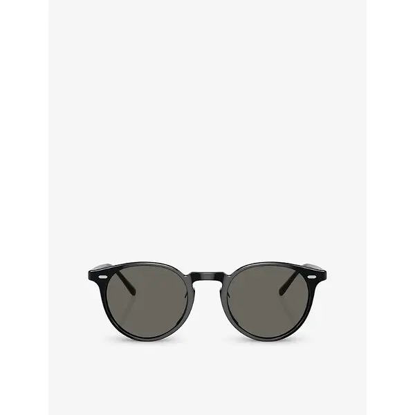Oliver Spencer Phantos-frame Acetate Sunglasses - Black