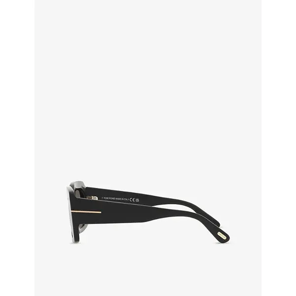 TOM FORD Rectangle-frame Sunglasses - Black