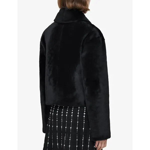 JOSEPH Alloway Reversible Leather And Shearling Jacket