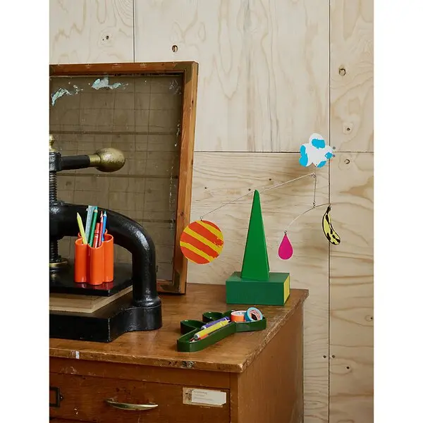THE CONRAN SHOP Oddments Stoneware Pen Tray - Green
