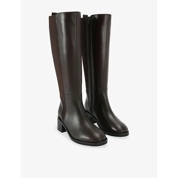 Carvela Liberty Leather Heeled Knee-high Boots