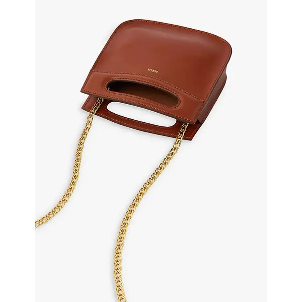 Soeur Cheri Mini Leather Cross-body Bag - Brown