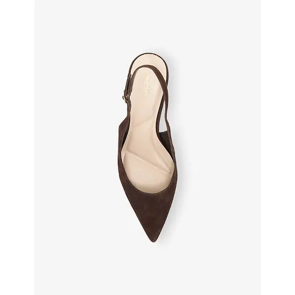 DUNE Celinna Heeled Leather Courts