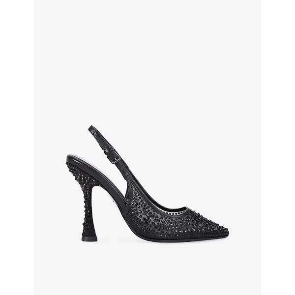 Kurt Geiger Aria Gem Woven Heeled Courts