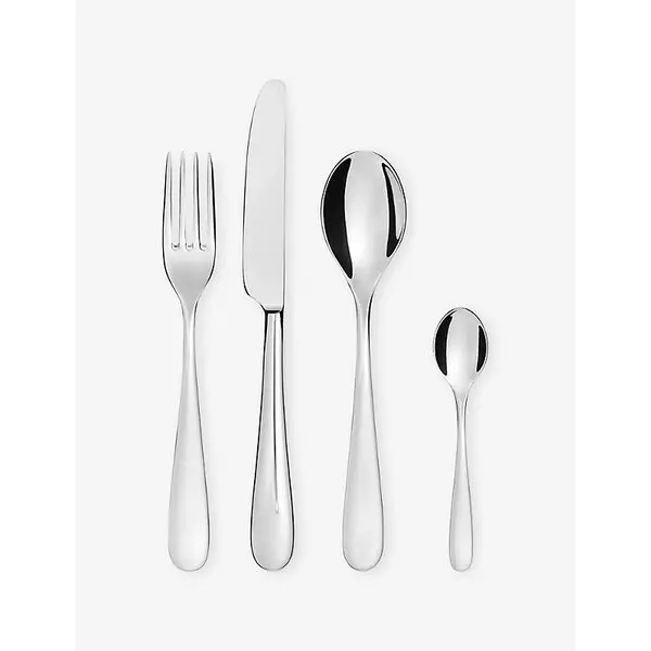ALESSI Nuovo Milano Stainless-steel 24-piece Cutlery Set - Nocolor