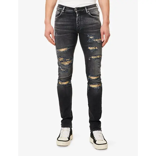 Amiri Snake Thrasher Skinny Denim Jeans