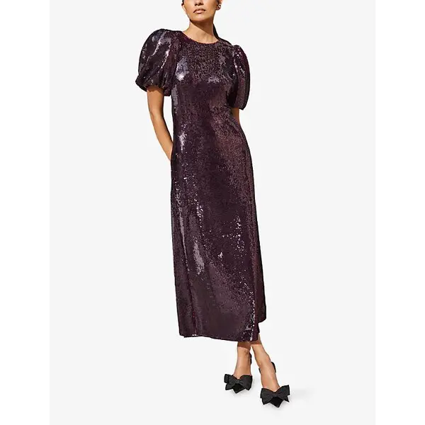 RO&ZO Sequin-embellished Maxi Dress