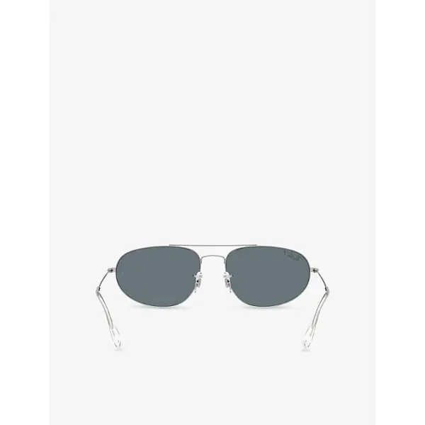 Ray-ban Explorer Iv Irregular Metal Sunglasses - Silver