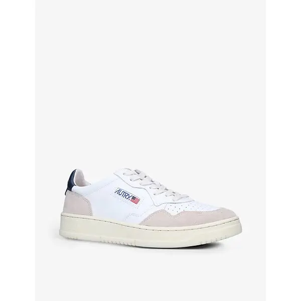 AUTRY Medalist Low-top Leather Trainers - White/navy