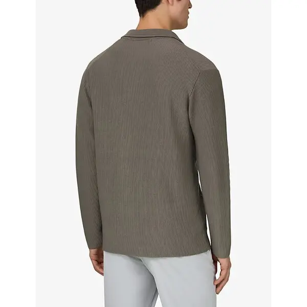Boggi Milano Double-breasted Knitted Cotton Jacket