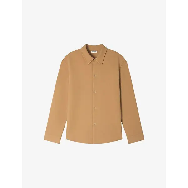 Sandro Joker Long-sleeve Regular-fit Stretch-woven Shirt