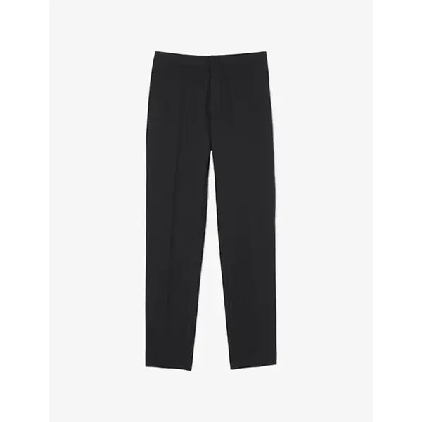 Sandro High-rise Stretch-jersey Trousers - Black