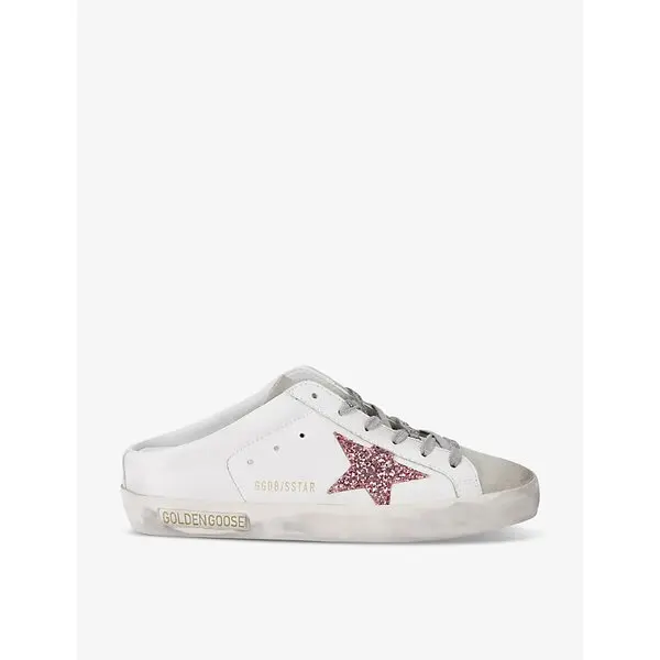 GOLDEN GOOSE Superstar Sabot Backless Leather Low-top Trainers
