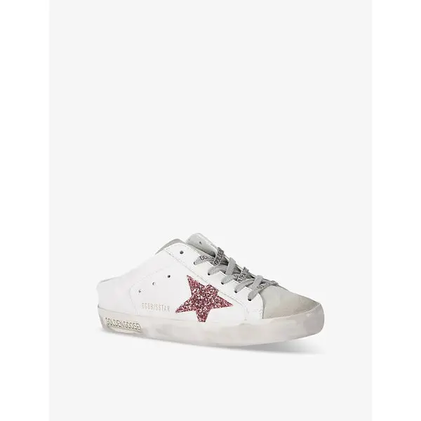 GOLDEN GOOSE Superstar Sabot Backless Leather Low-top Trainers