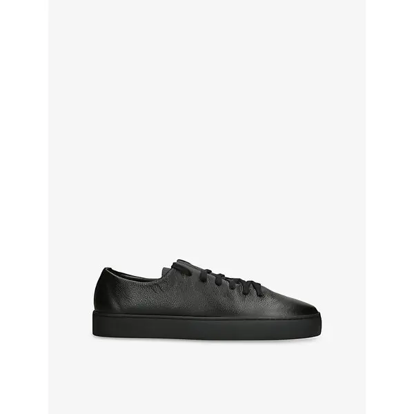 JAK Atom Leather Low-top Trainers - Black