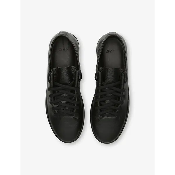 JAK Atom Leather Low-top Trainers - Black