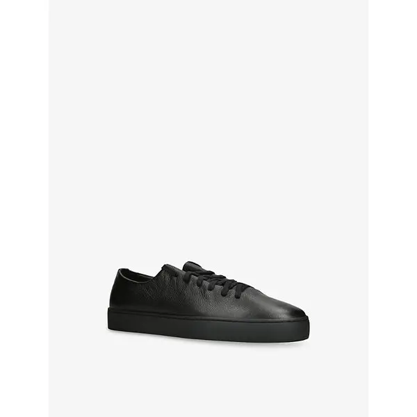 JAK Atom Leather Low-top Trainers - Black