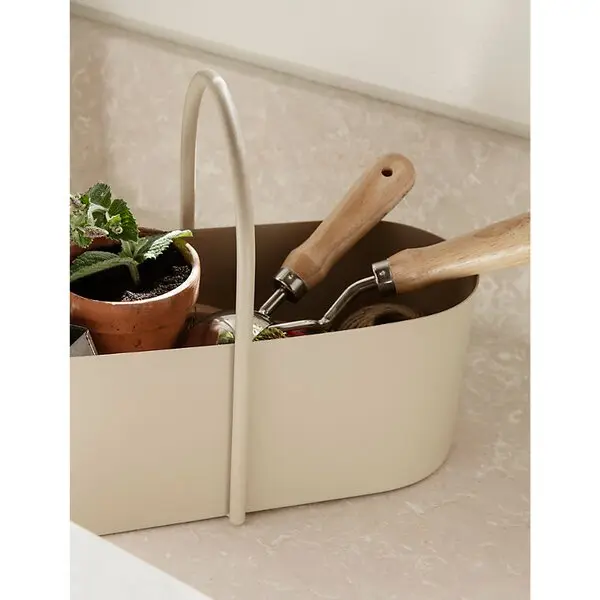 FERM LIVING Grib Powder-coated Metal Toolbox - Cashmere