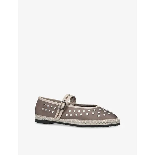 FLABELUS Mae Woven Mary Jane Flats