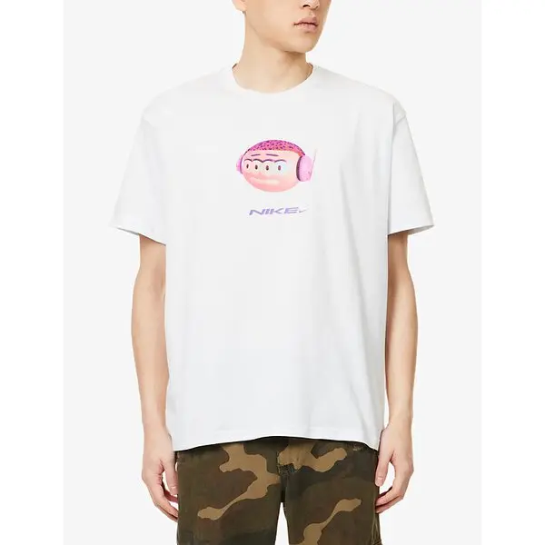 Nike Printed Short-sleeves Cotton-jersey T-shirt