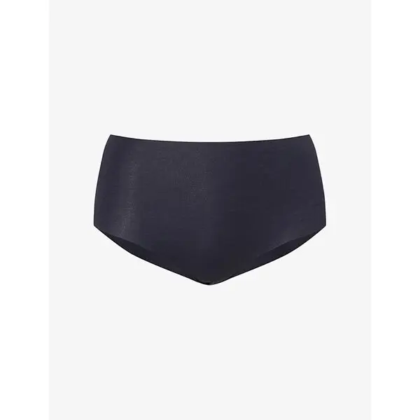 Hanro Invisible High-rise Stretch-cotton Briefs - Black