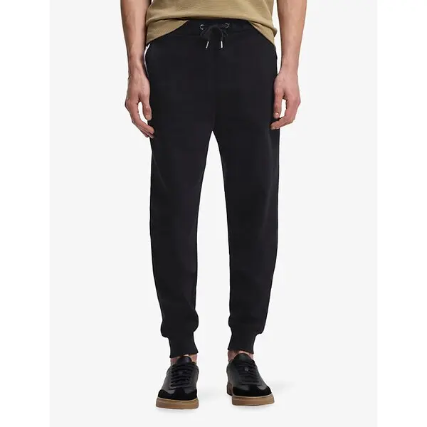 BOSS Drawstring-waist Cotton-jersey Jogging Bottoms