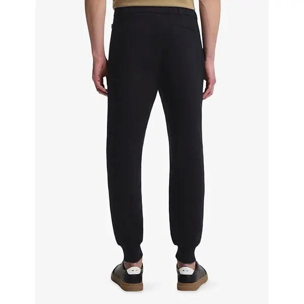 BOSS Drawstring-waist Cotton-jersey Jogging Bottoms