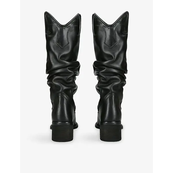 Steve Madden Stage Western Leather Boots